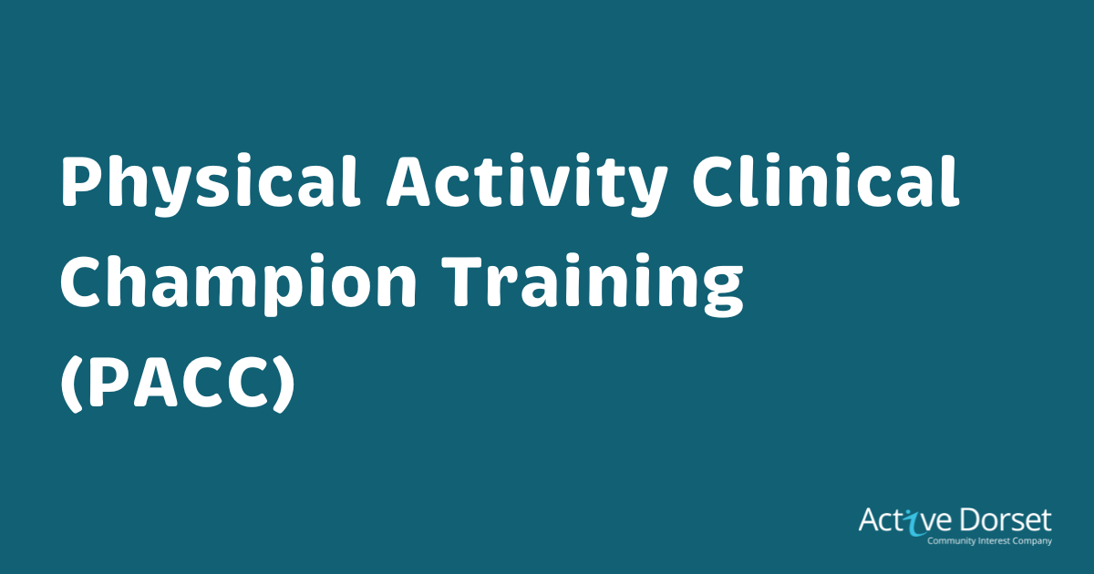 Physical Activity Clinical Champion Training - 6 May 2025